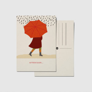 Postkarte: After rain • OOPS!Design - Papeterie & Designbüro